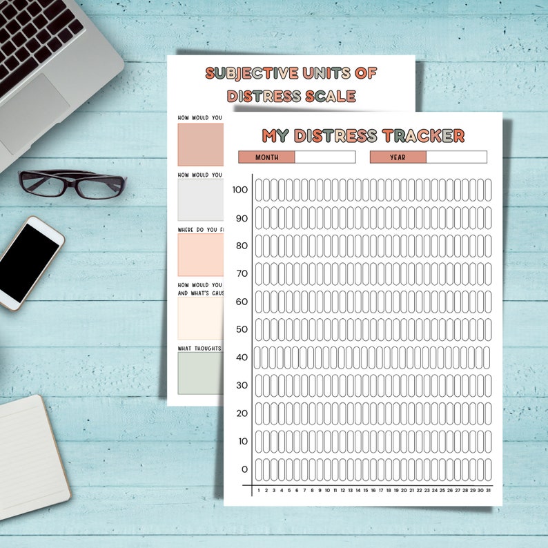 Subjective Units of Distress Scale SUDS Rating Scale Thermometer ...
