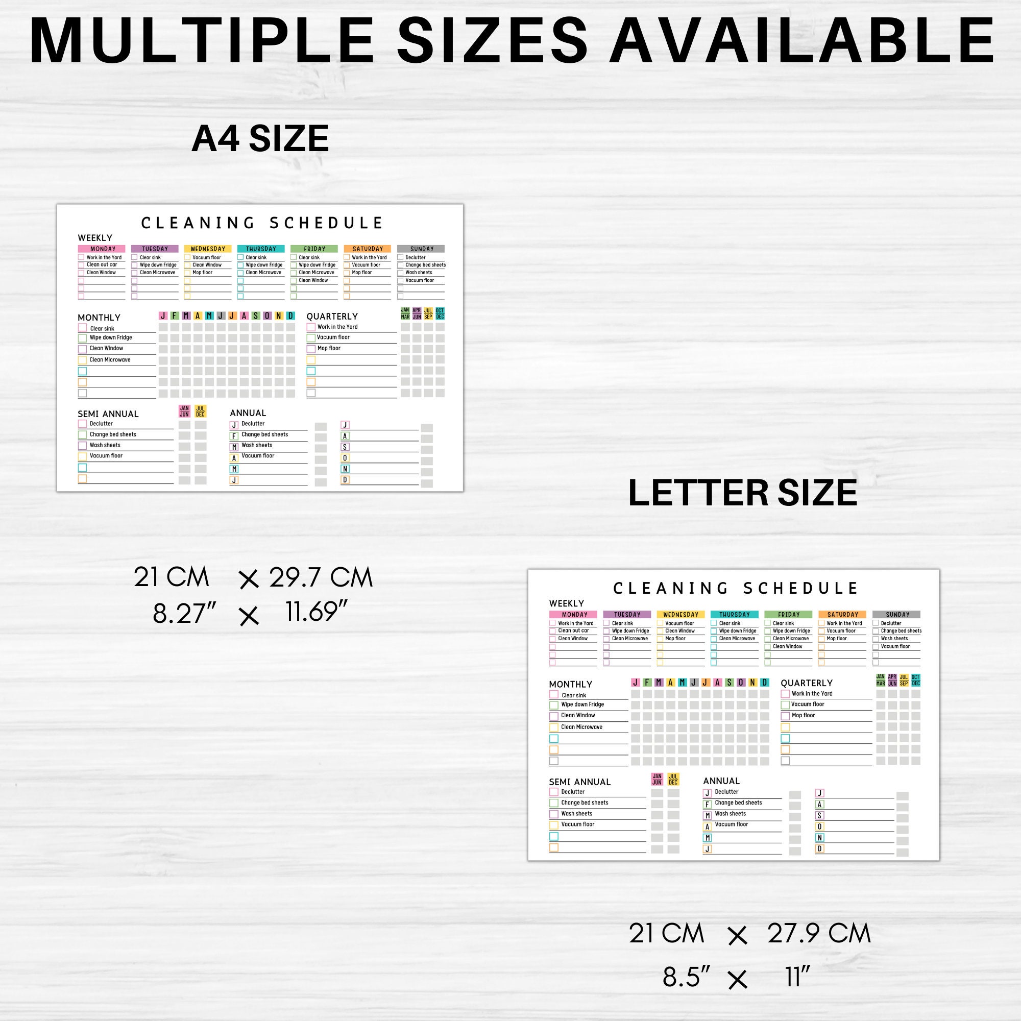 Responsibility Chore Chart for Kids Editable Chore Chart - Etsy