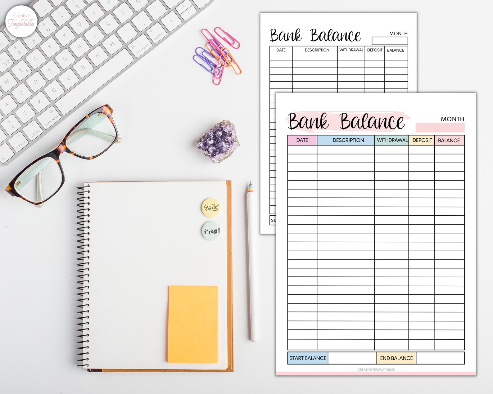 Bank Balance Tracker Finance Tracker Finance Log Saving Tracker Banking ...