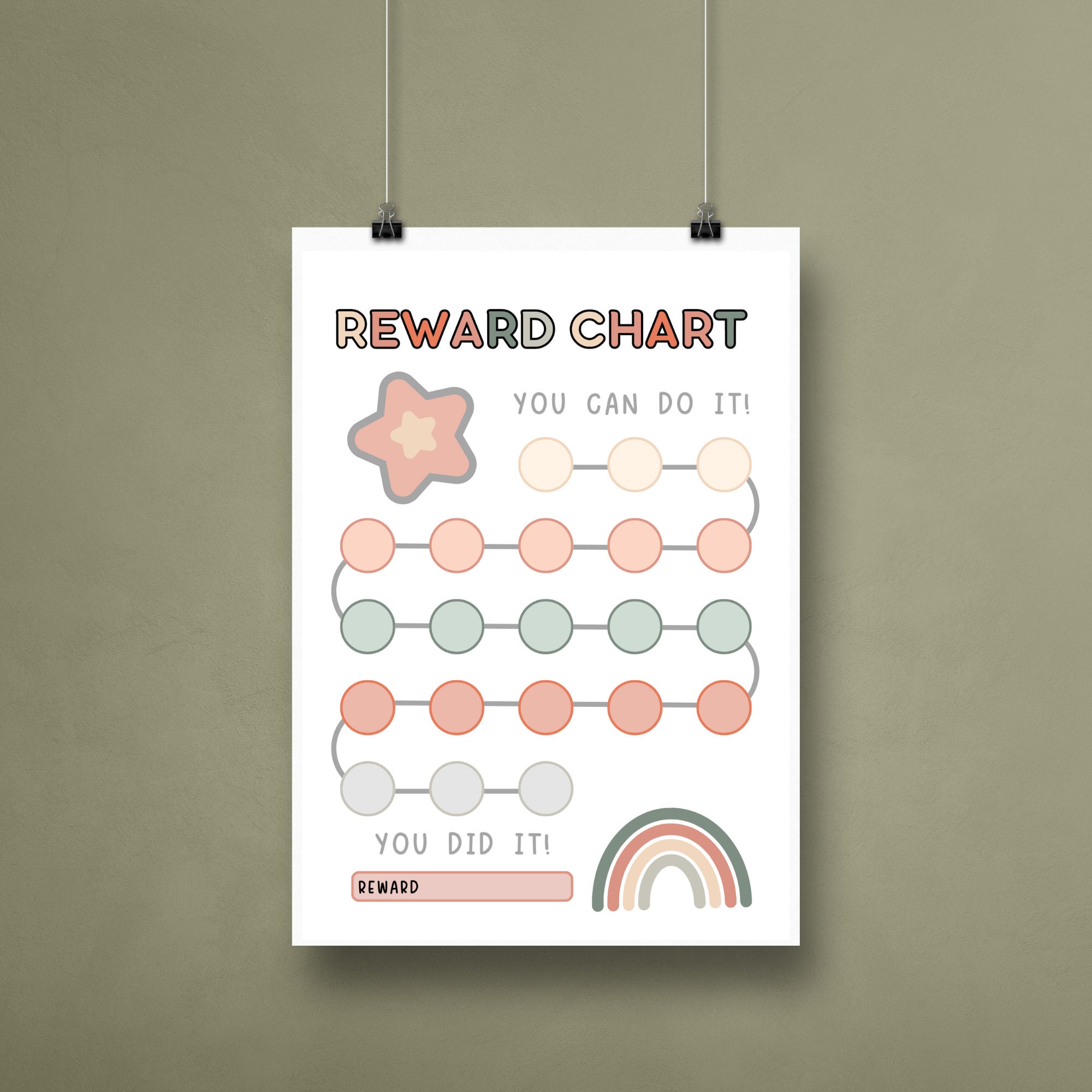 Kids Reward Chart Editable | How to Earn Money Chore Chart | Editable ...