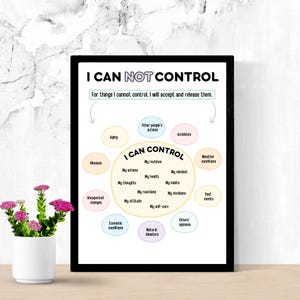 Things I Can Control Poster Editable Mental Health Poster What I Can ...
