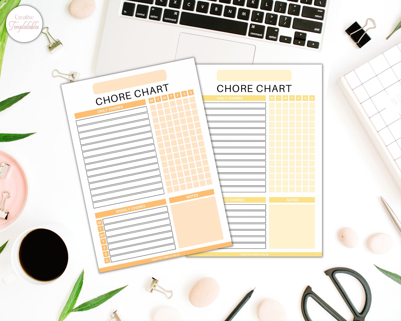 Chore Chart | Printable Responsibilities Chart | Chore List | Routine ...