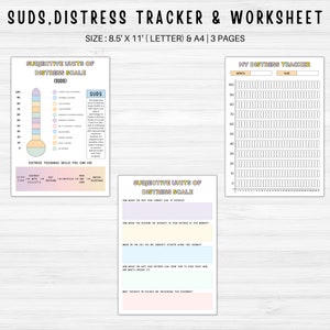 Subjective Units of Distress Scale SUDS Rating Scale Thermometer ...