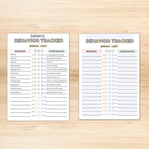 Behavior Reward Chart for Kids | Good Behavior Tracking | Children ...