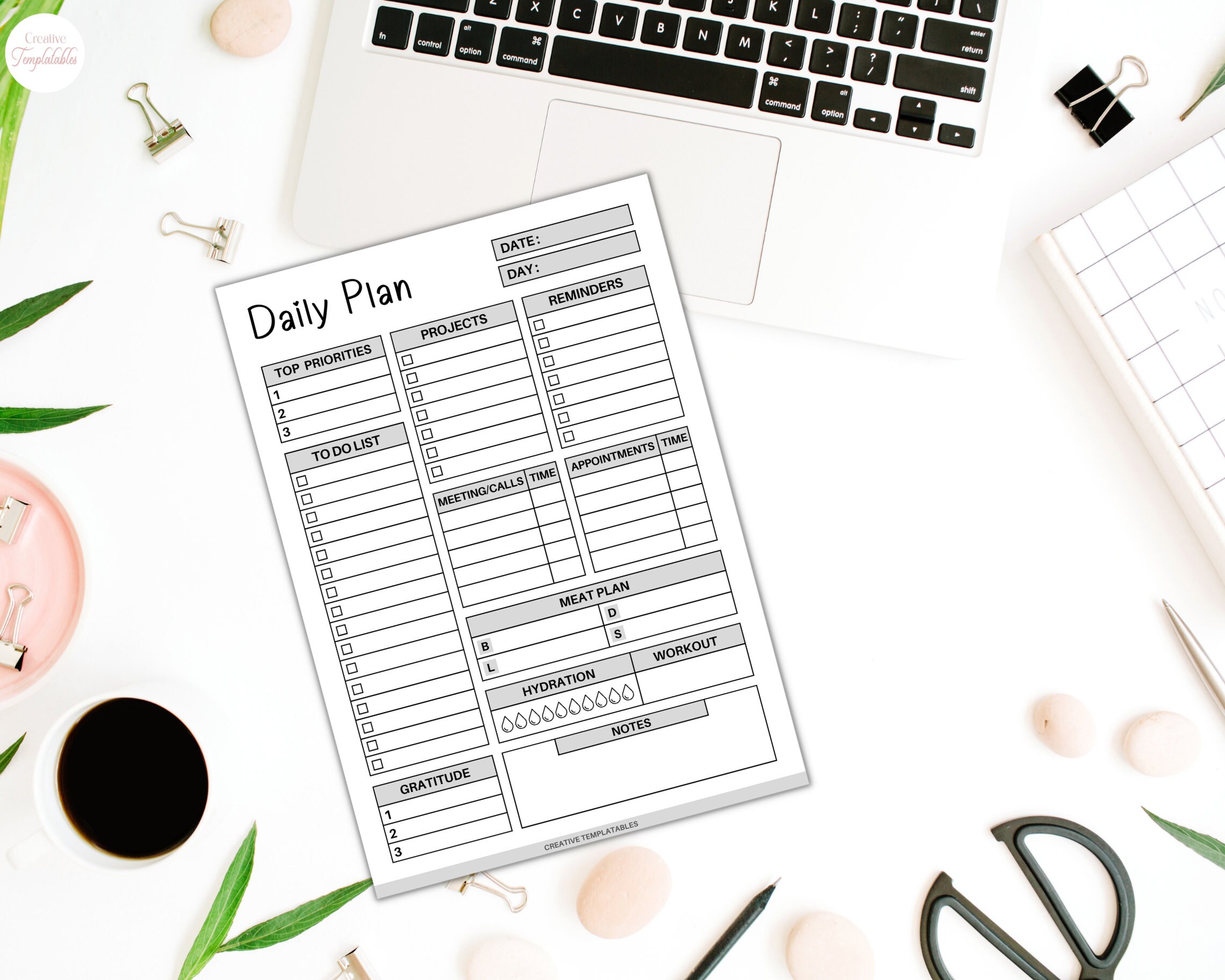 To-do List Planning List Printable To-do List Template Task Planner ...