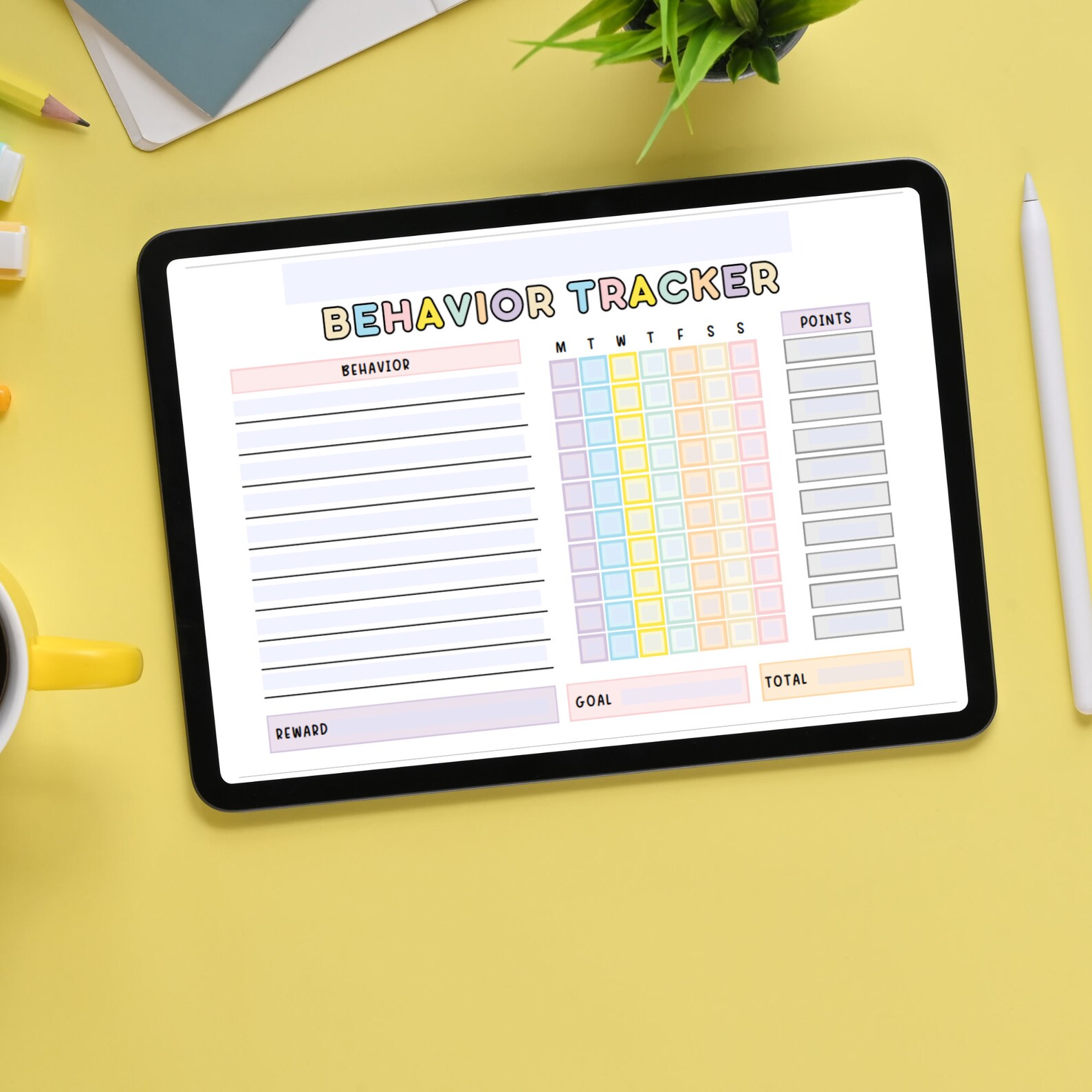Behavior Reward Chart for Kids Good Behavior Tracking - Etsy