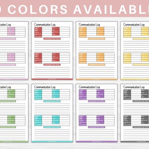 Teacher Communication Log Printable Teacher Log Communication Tracker ...