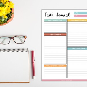 Faith Journal Printable Prayer Journal Bible Journaling Devotional ...