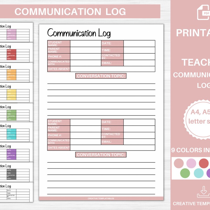 Communication Log - Etsy