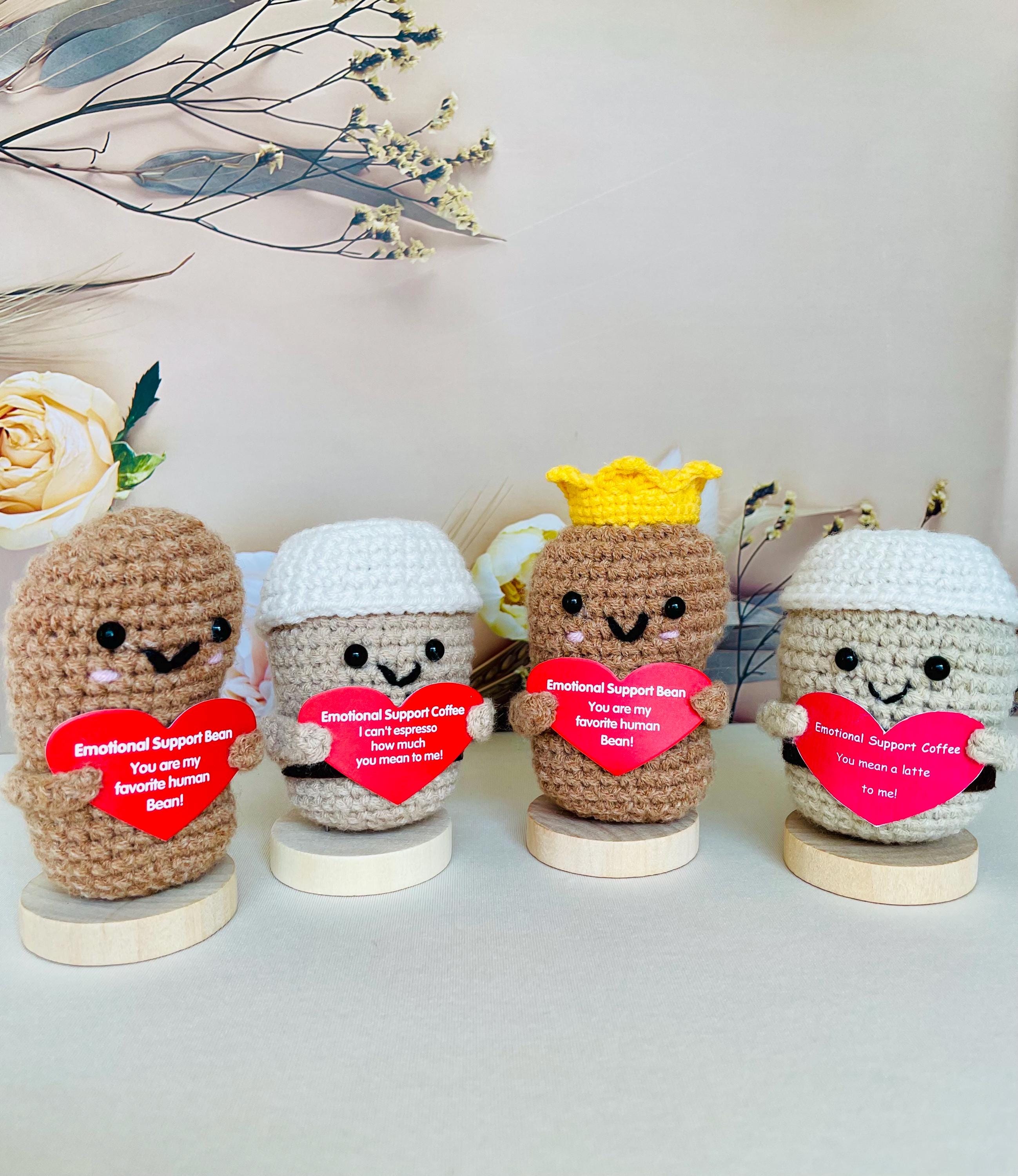 Crochet Emotional Support Animal Desk Buddy: Penguin, Sloth, Turtle ...