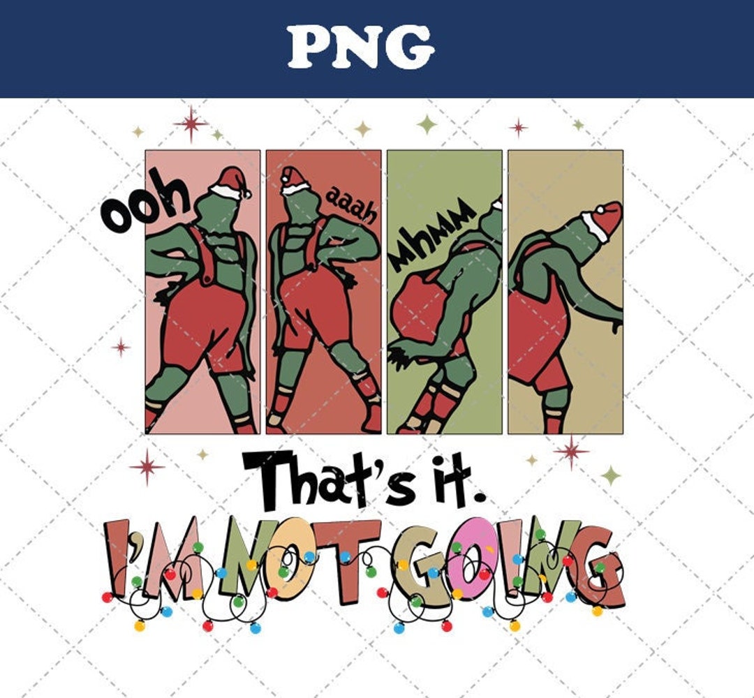 Grinch Png Retro Christmas Png Santa Claus Png Christmas - Etsy