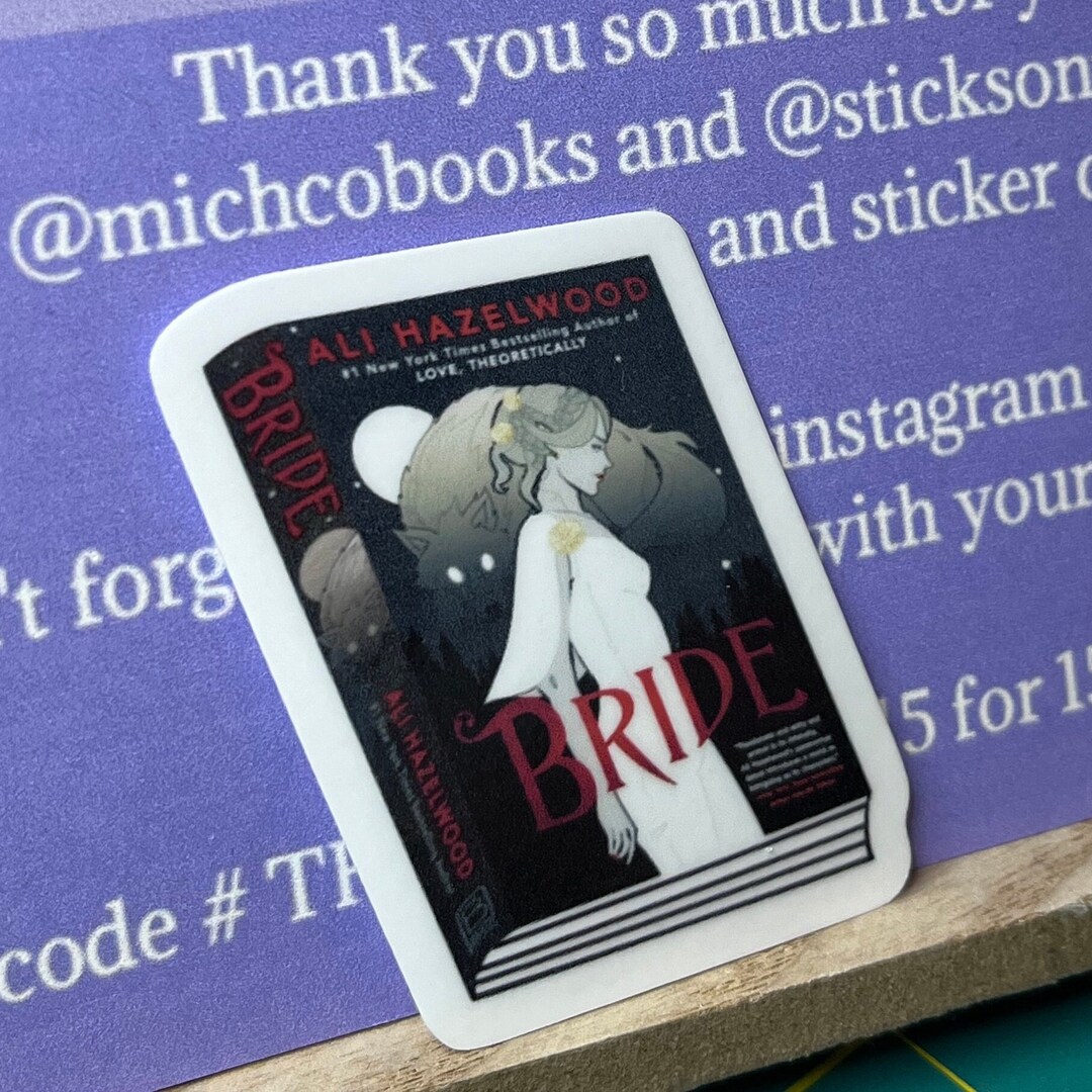 Bride Ali Hazelwood Sticker Mini Book Sticker Bookish Sticker - Etsy