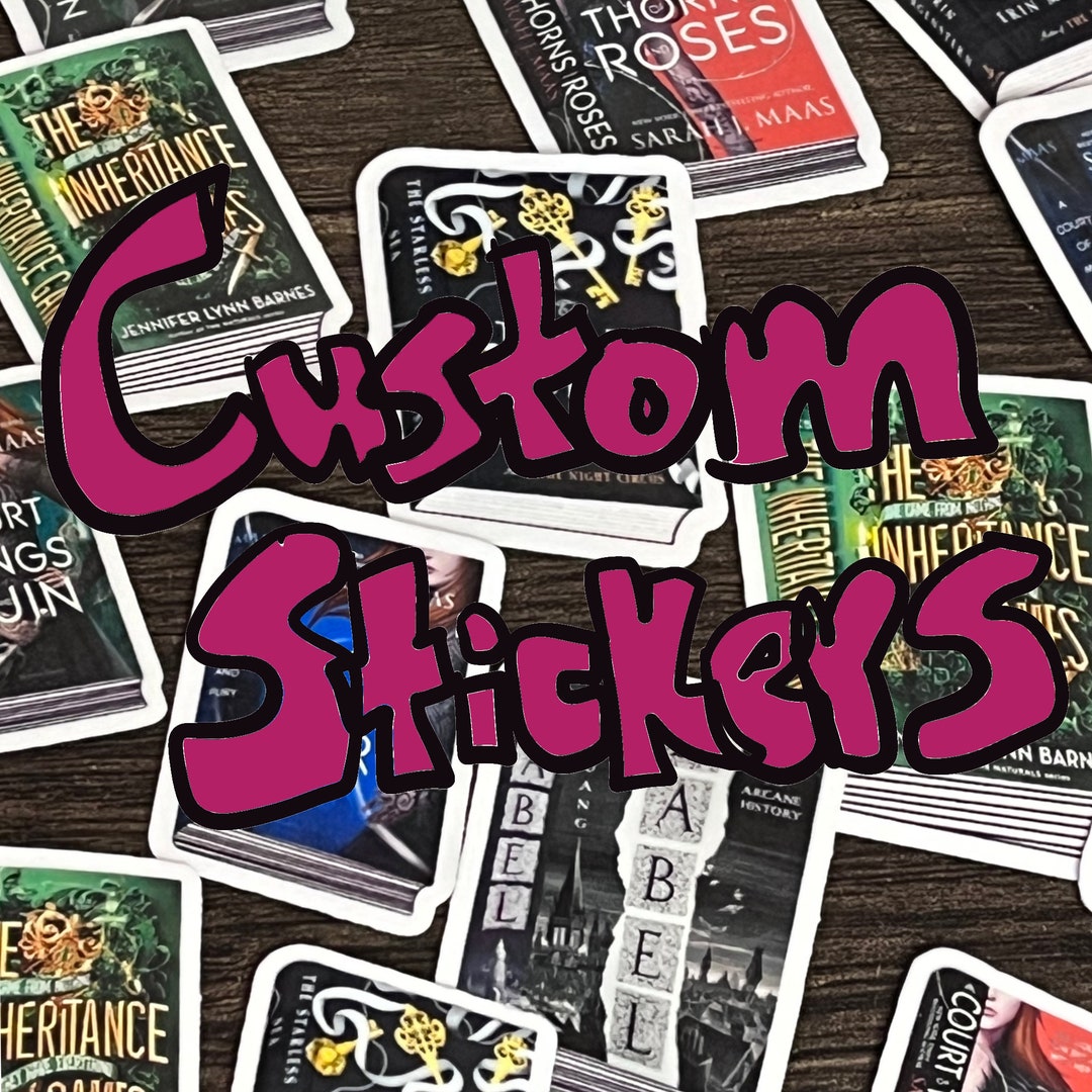 Custom Book Stickers | Personalize Orders | Booktok Custom Books - Etsy