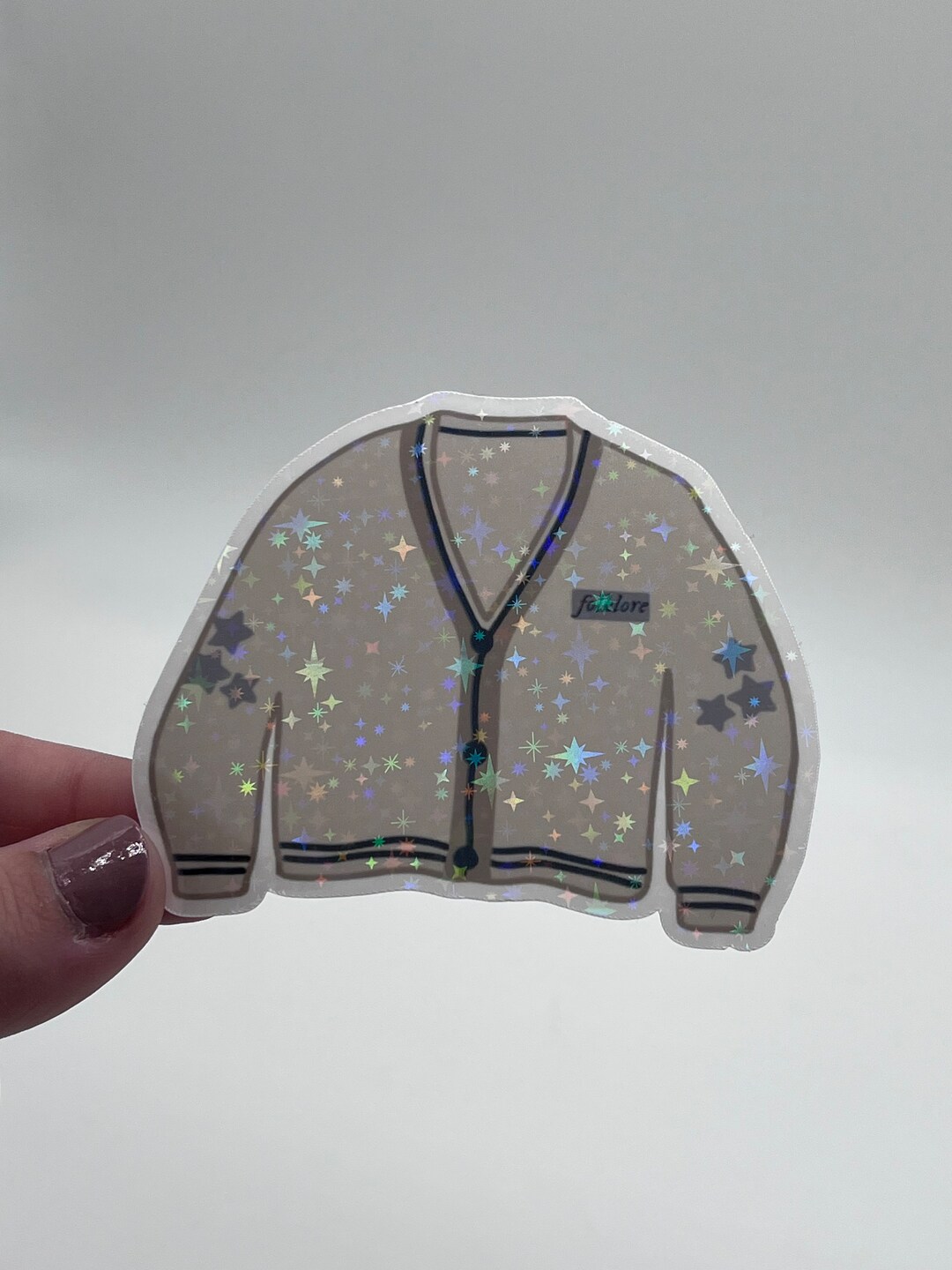 Cardigan Sticker Folklore Fan Made Sticker Swiftie Inspired - Etsy