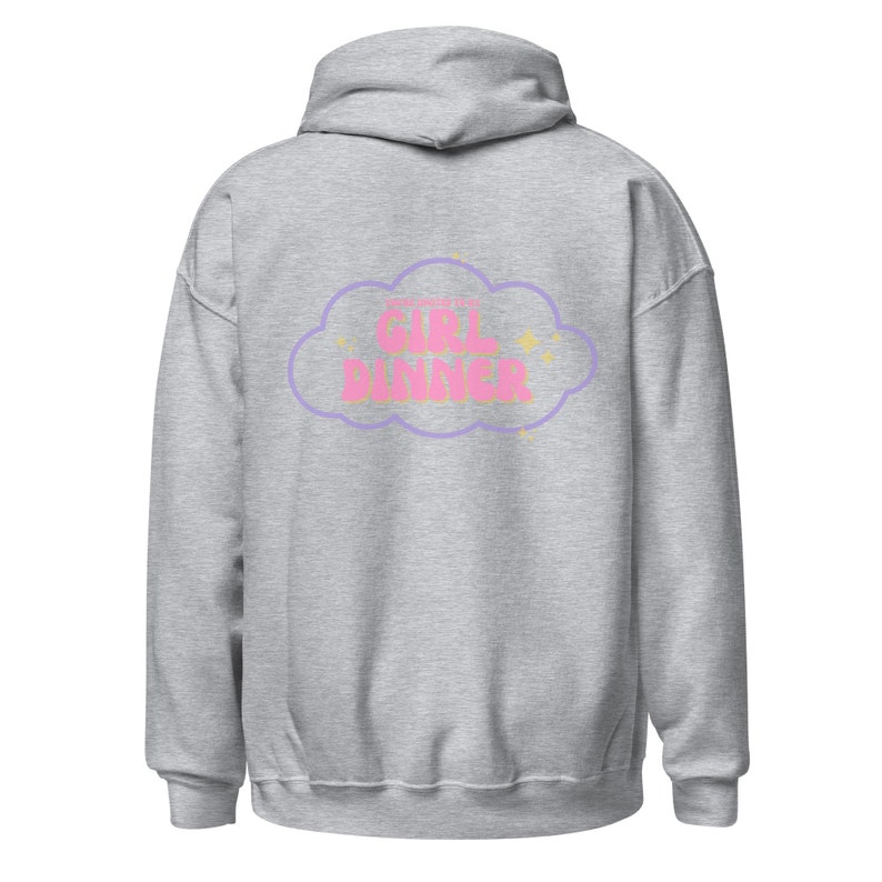 Girl Dinner Oversized Hoodie, Tik Tok Trending, Funny Sweater, Girlie ...