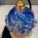 Vintage Ocean Blue Wave Perfume Bottle - Etsy