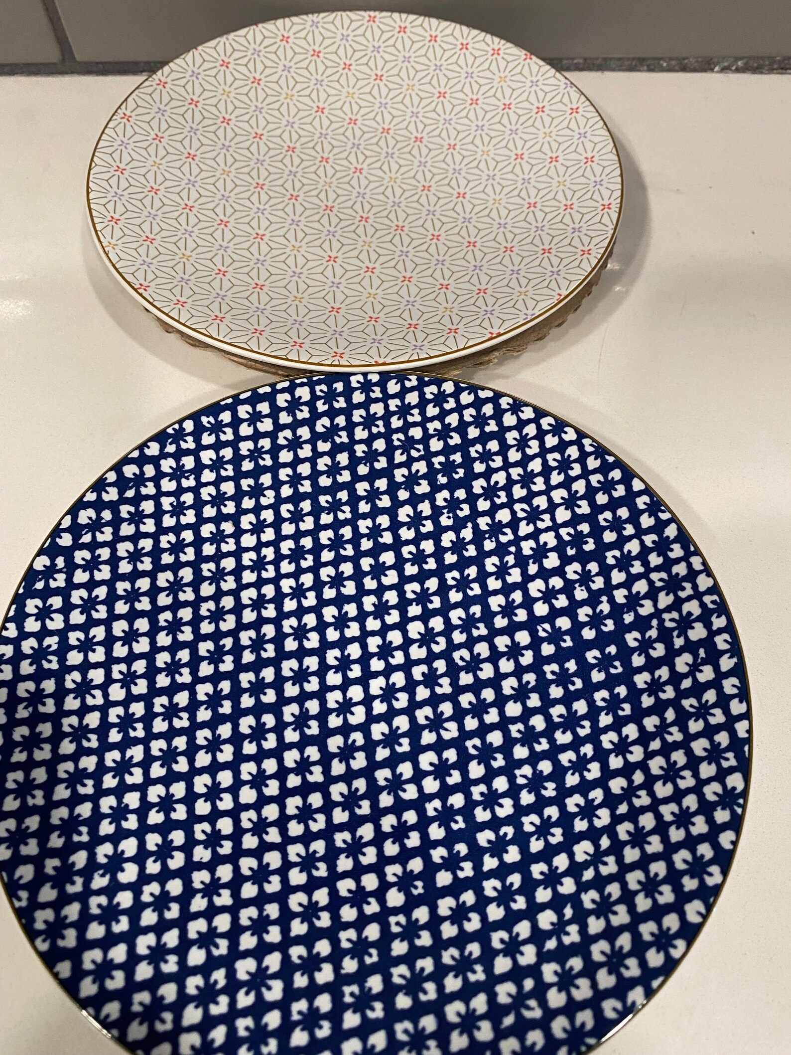 Vintage Pier 1 Imports Multicolored Appetizer Plates in Box. - Etsy