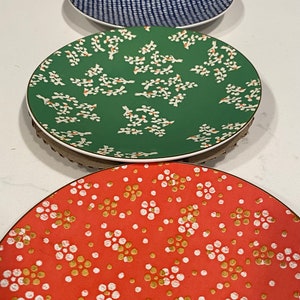 Vintage Pier 1 Imports Multicolored Appetizer Plates in Box. - Etsy