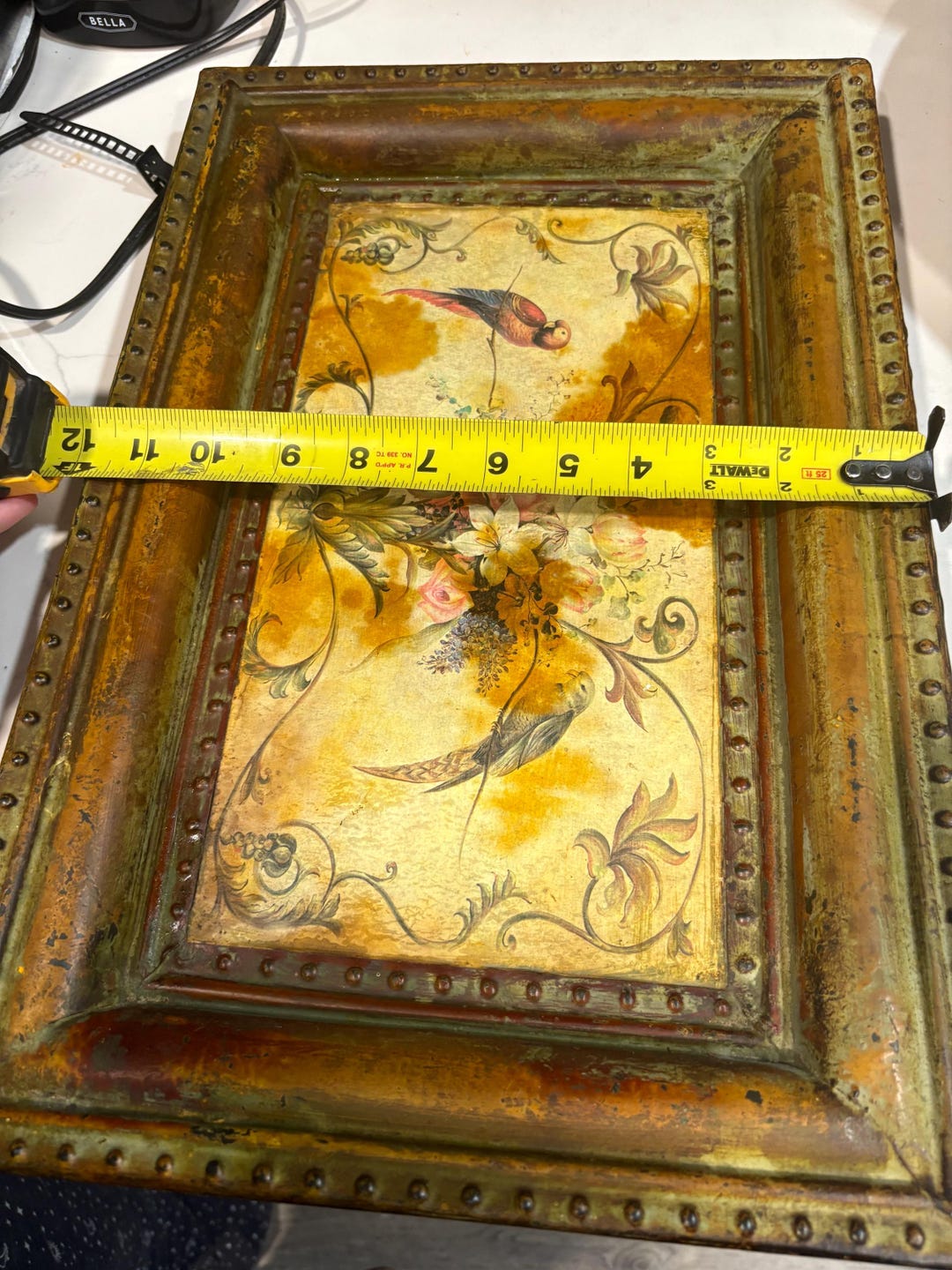 Decor Metal Rectangular Serving Tray-bird & Parrot Theme - Etsy