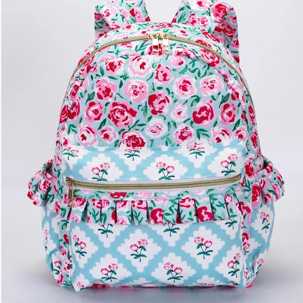 Floral Backpack - Etsy