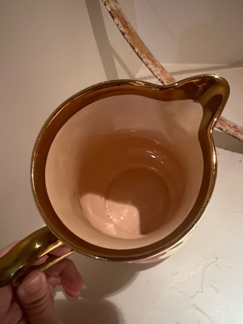 Wade England Pottery Harvest Ware Pitcher Copper Luster - Etsy
