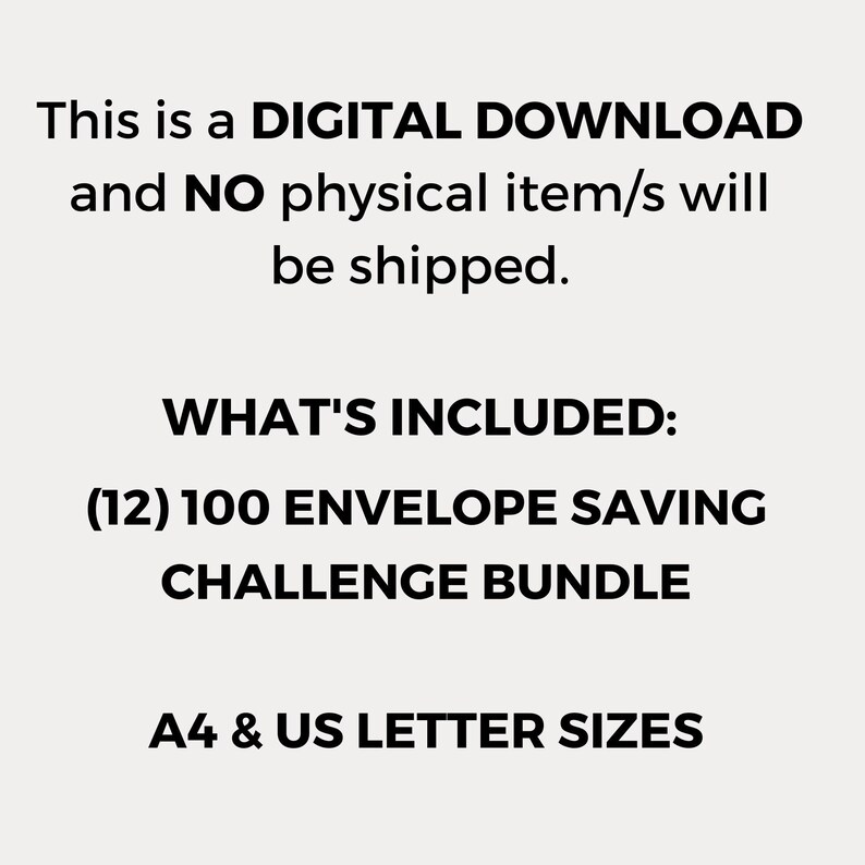 100 Envelope Savings Challenge Printable Bundle, 100 Days Savings ...