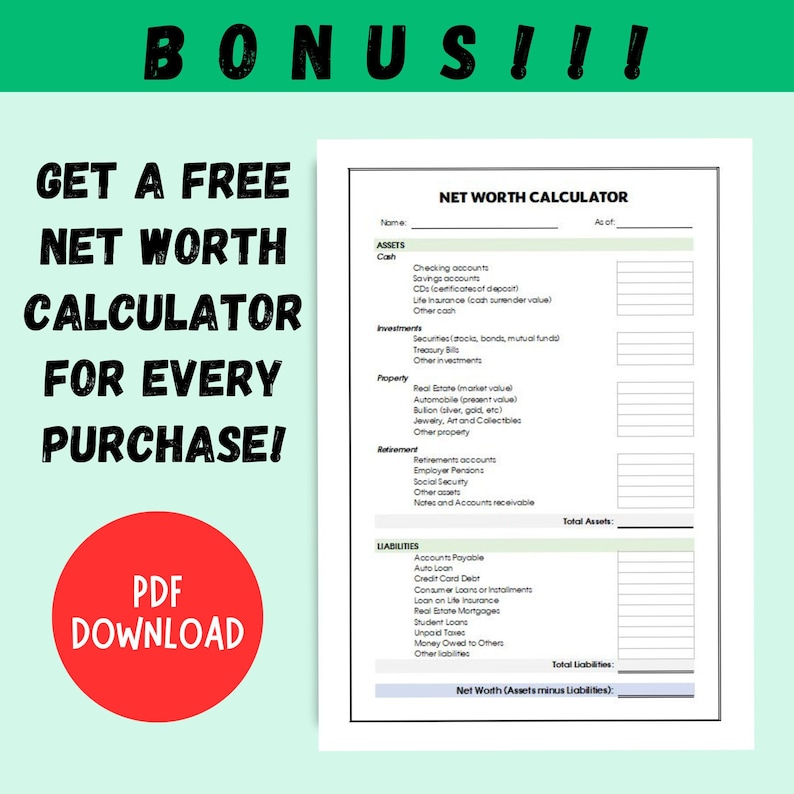 52 Week Saving Challenge Printable, 5K Money Challenge, 1 Year Savings ...