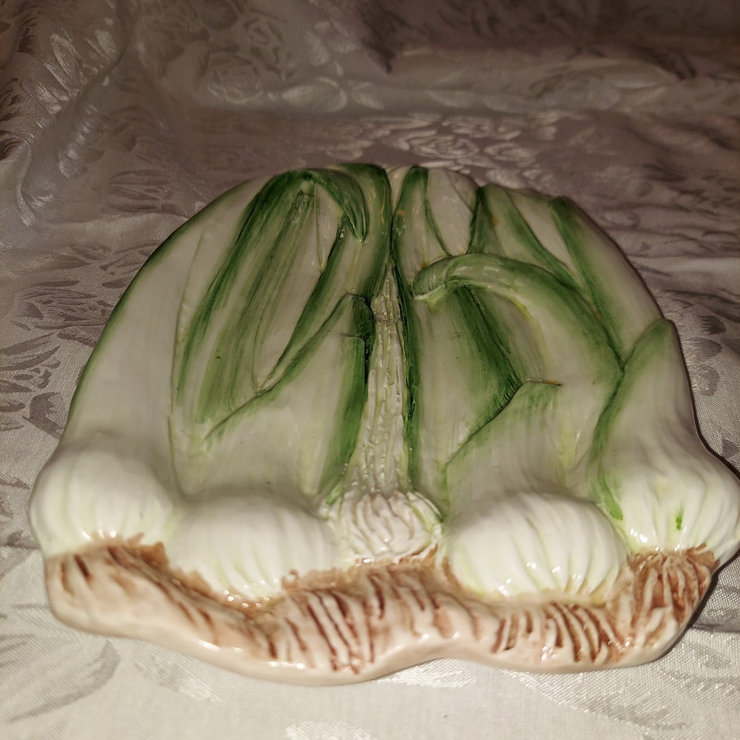 Vintage Italian Intrada Ceramic Leeks / Onion Plate Made in Italy - Etsy