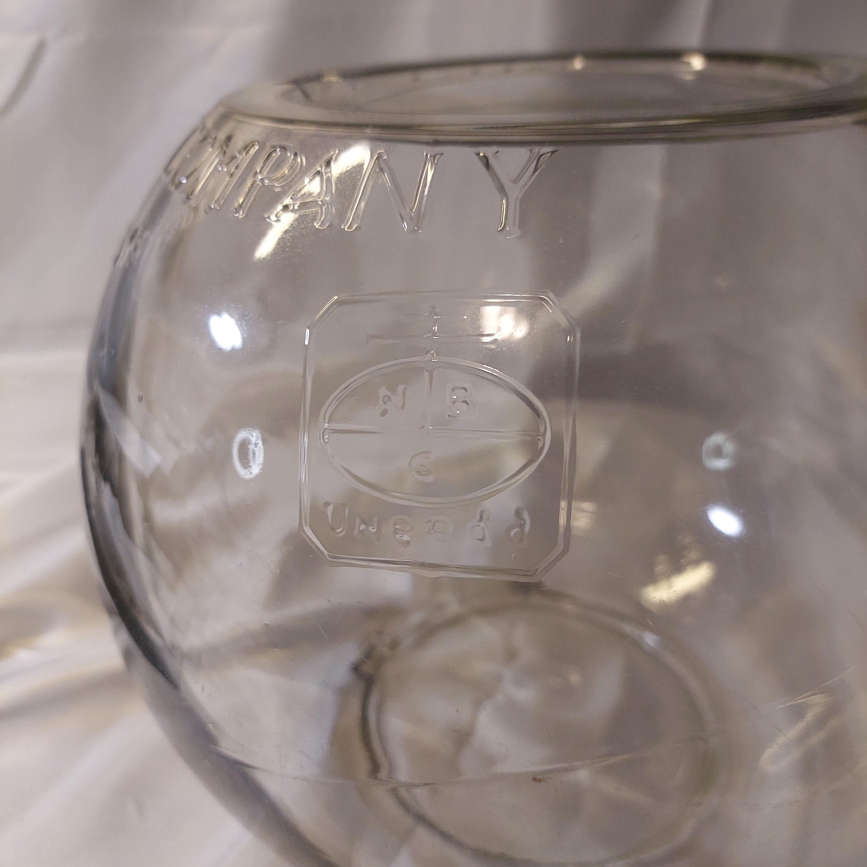 Vintage National Biscuit Company Glass Jar Countertop Store Display ...