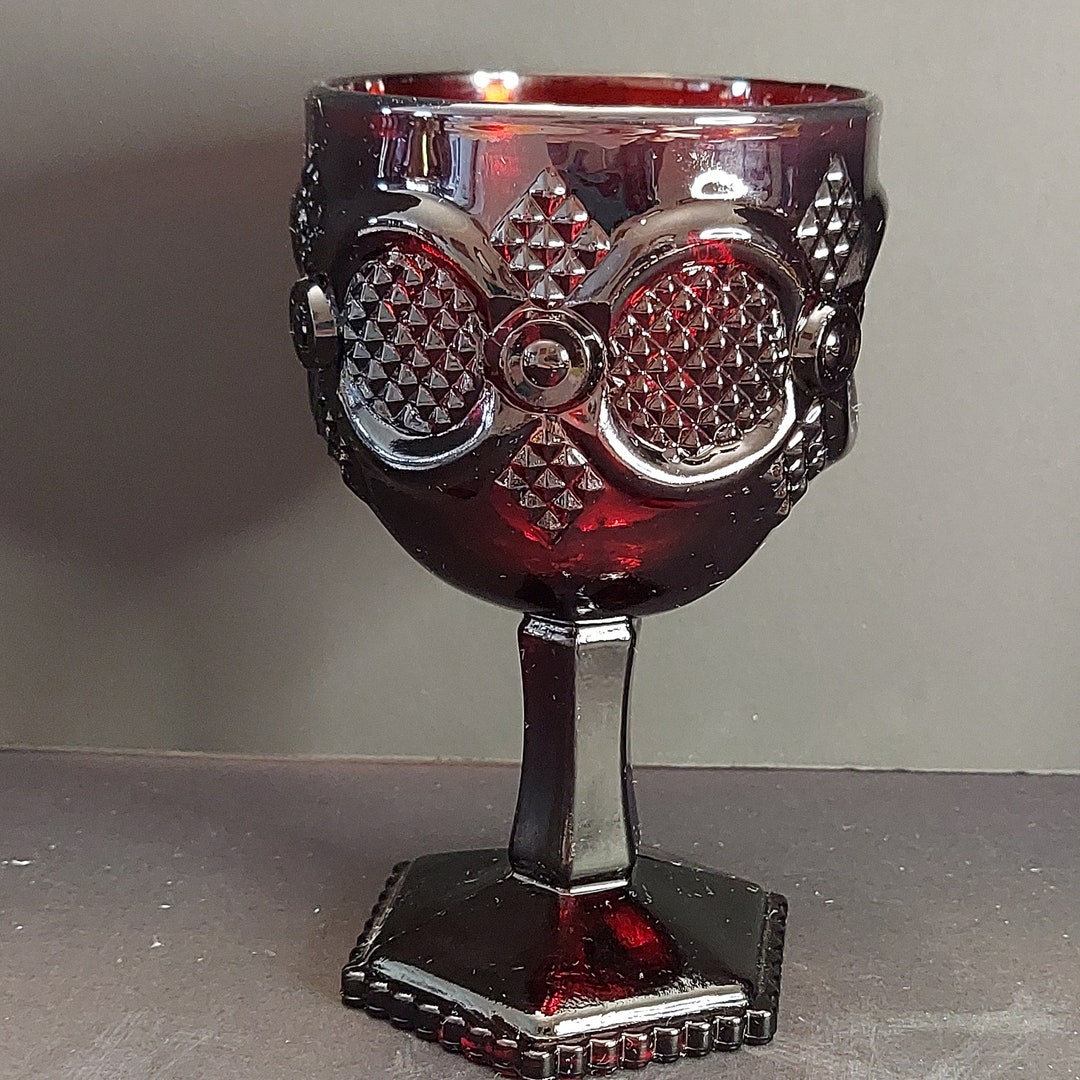 Vintage Avon Ruby Red Cape Cod Glass - Etsy