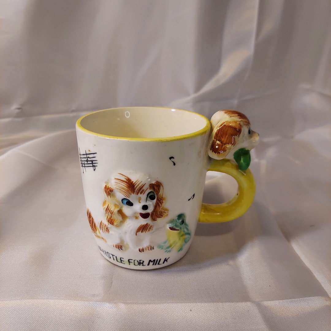 Nippon Japan "whistle for Your Milk" Milk Mug With Frog Inside - Etsy