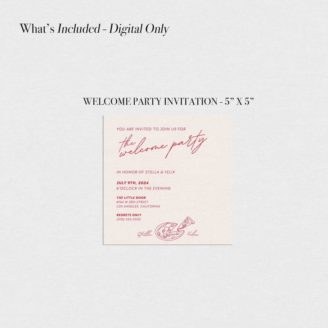 W02 - Modern Wedding Welcome Party Invitation Template - Colorful Fun ...