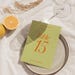 W04 - Modern Wedding Table Numbers Template - Classy Bright Traditional ...