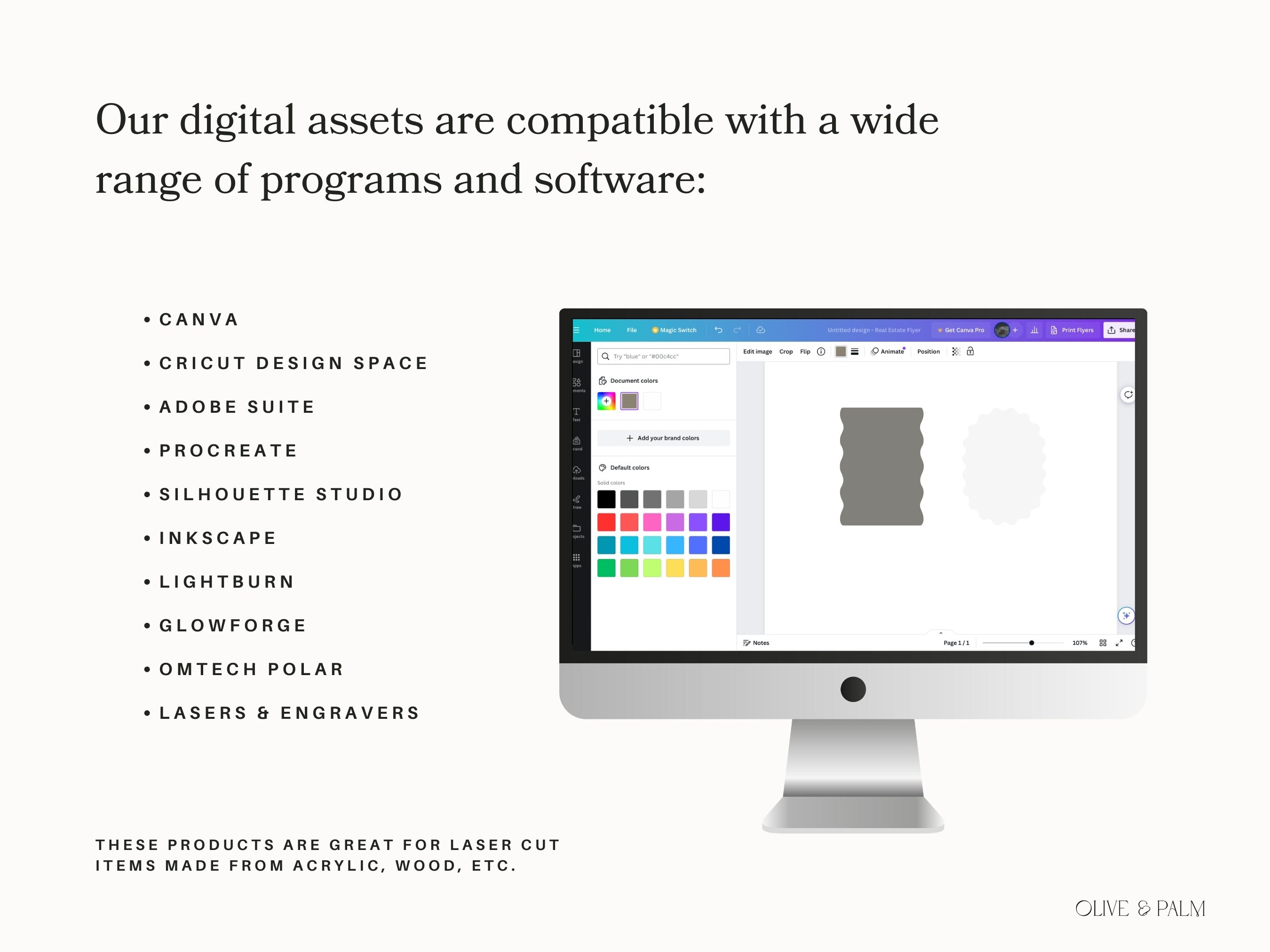 Wavy Edge Cut File Bundle Digital Download | Wavy Template | Wavy Svg ...