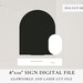 8x10" Half Arch Sign Digtal File | Wedding Table Number | Business Sign ...