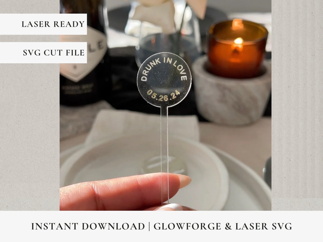 Stir Swizzle Stick | Stir Stick File | Glowforge SVG File | Digital Svg ...