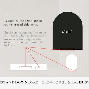 8x10" Half Arch Sign Digtal File | Wedding Table Number | Business Sign ...