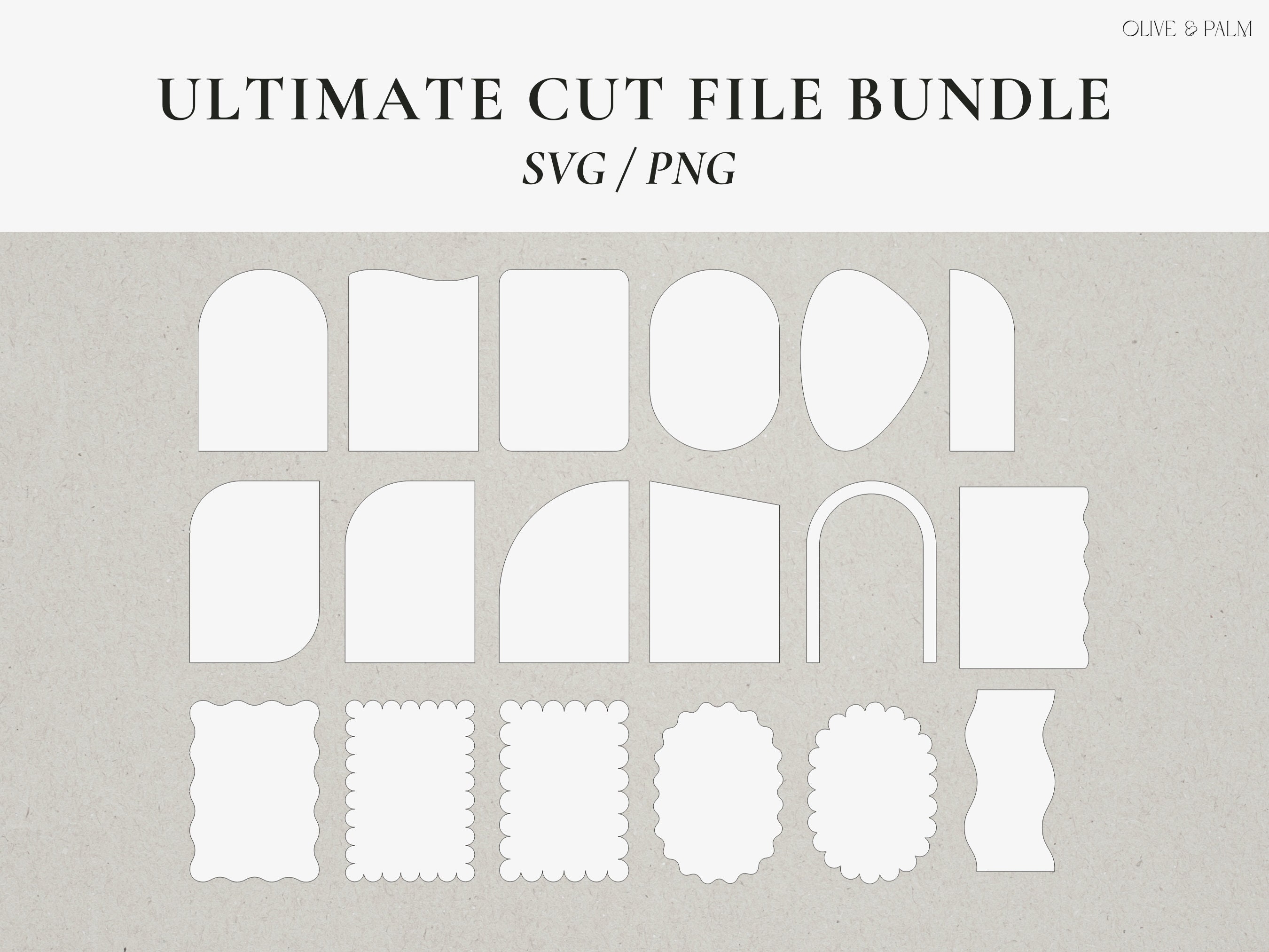 Ultimate Cut File Bundle Digital Download | Arch Cut File Bundle | Arch ...