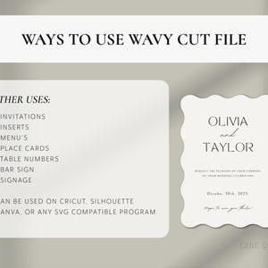 Wavy Cut File Digital Download | Wavy SVG | Wavy PNG| DXF | Editable ...