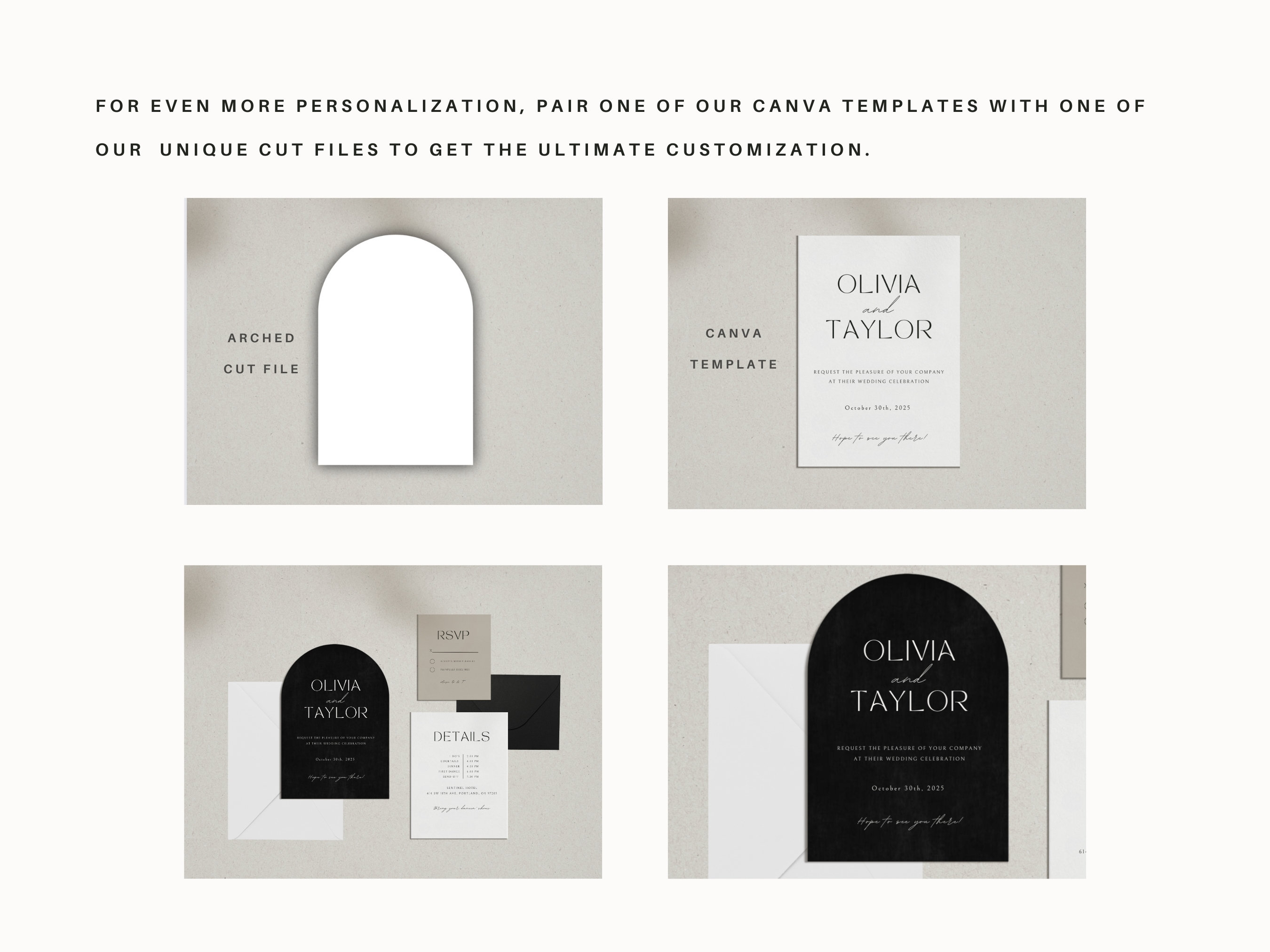 Wavy Edge Cut File Bundle Digital Download | Wavy Template | Wavy Svg ...