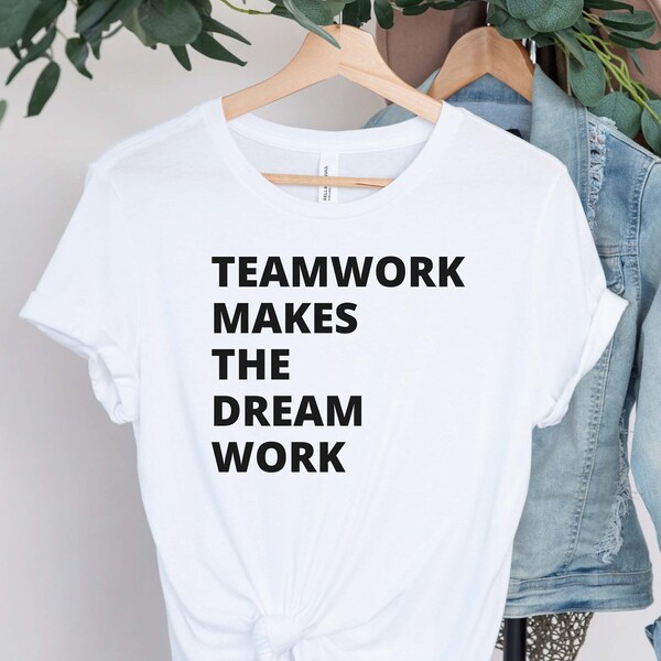 Teamwork T Shirt - Etsy