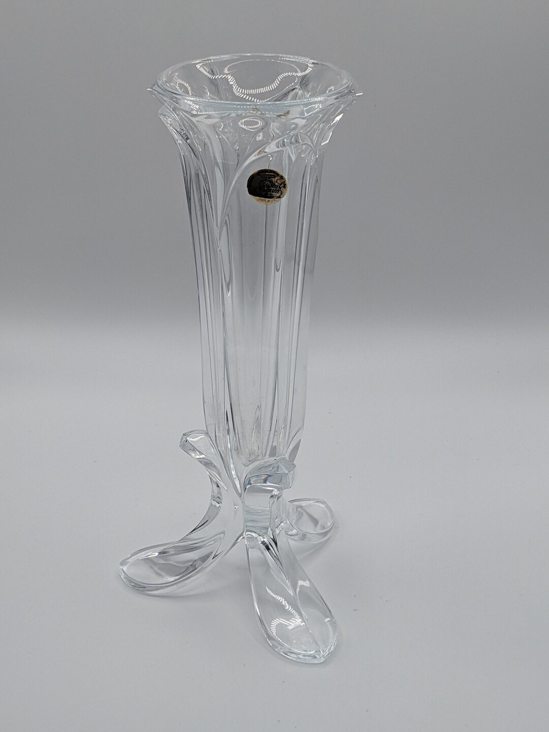 Lead Crystal Single Flower Vase Made in France - Etsy