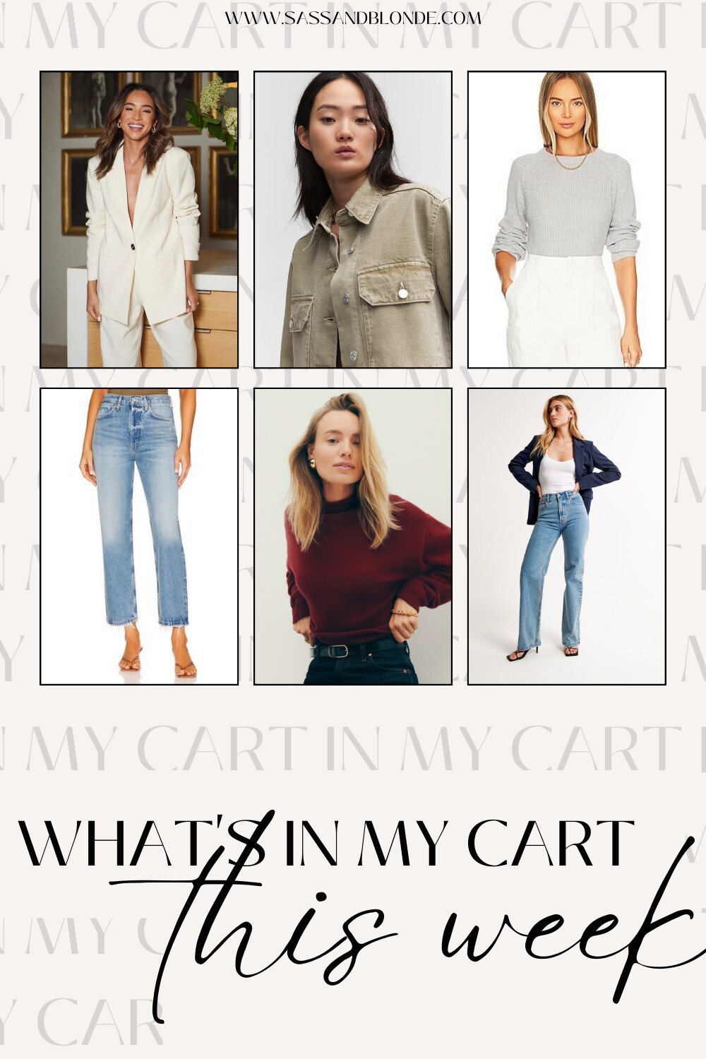 Pinterest Fashion Blog Templates Canva 15 Ct. - Etsy