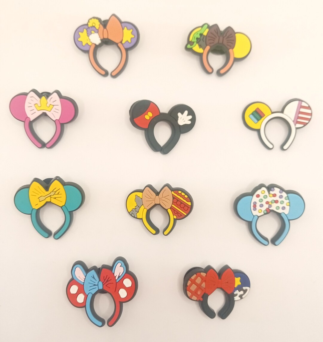 Croc Charms Mouse Ears Design Shoe Charms Cute Cartoon Shoe Clips ...