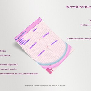 Project Planner Printable, Productivity Planner, Task Tracker, Project ...
