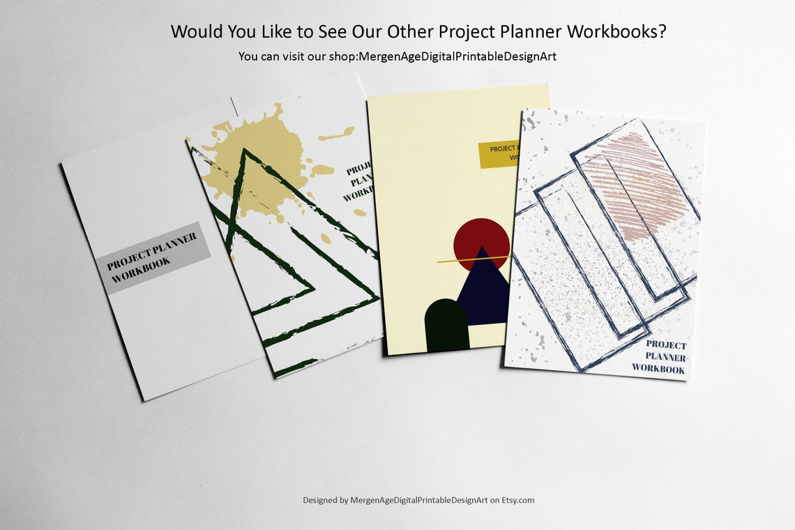 Project Planner Printable, Productivity Planner, Task Tracker, Project ...