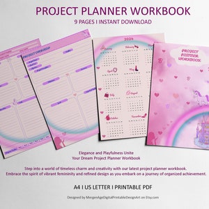 Project Planner Printable, Productivity Planner, Task Tracker, Project ...