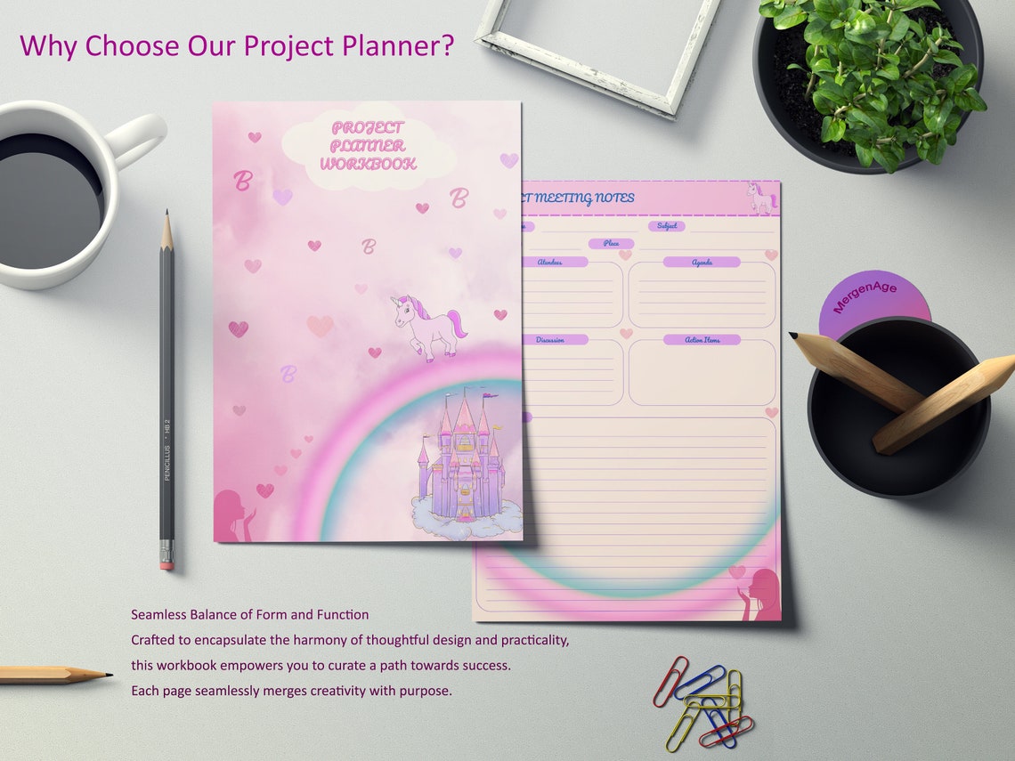 Project Planner Printable, Productivity Planner, Task Tracker, Project ...