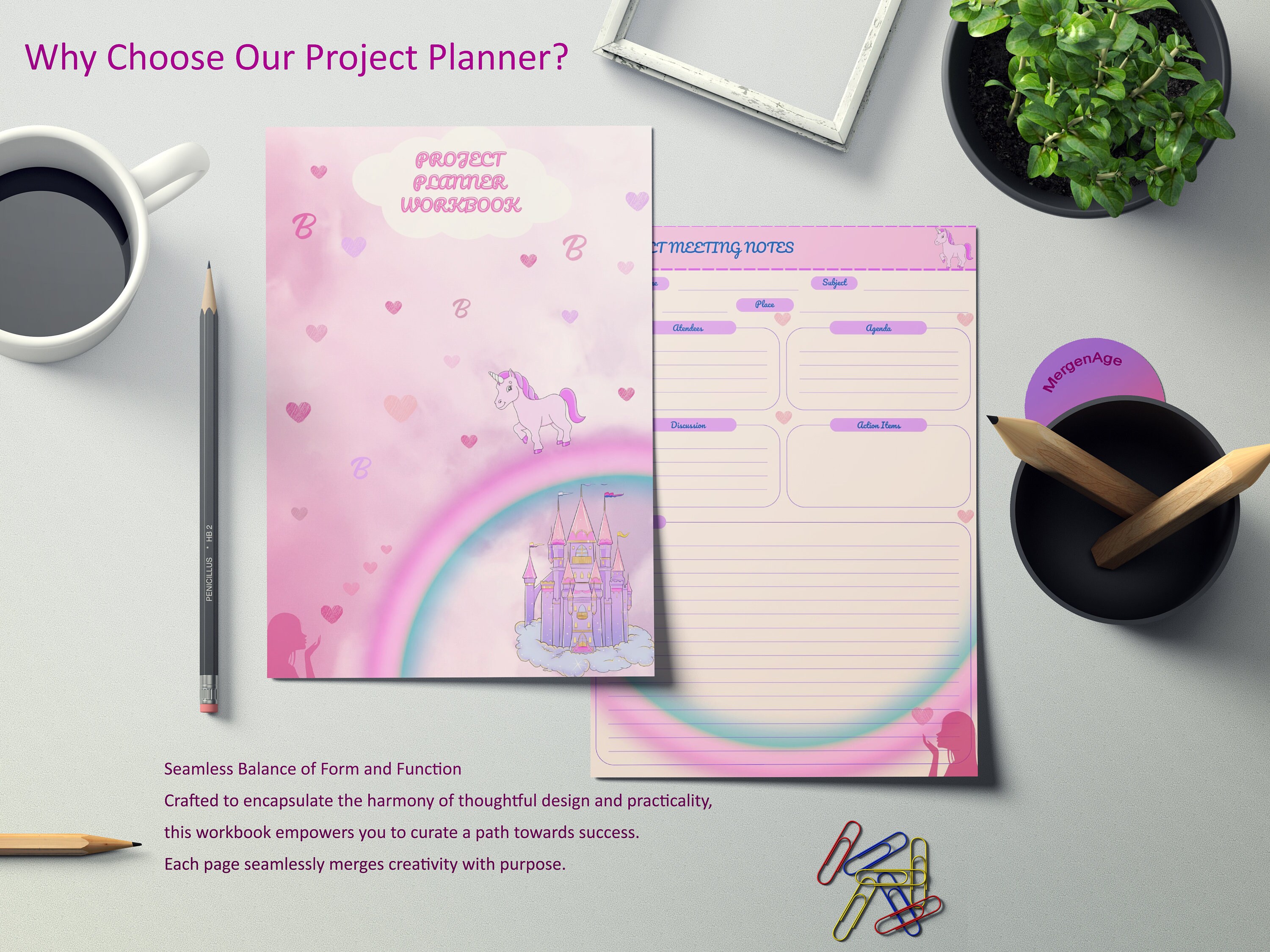 Project Planner Printable, Productivity Planner, Task Tracker, Project ...