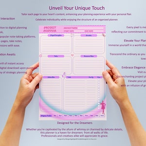 Project Planner Printable, Productivity Planner, Task Tracker, Project ...